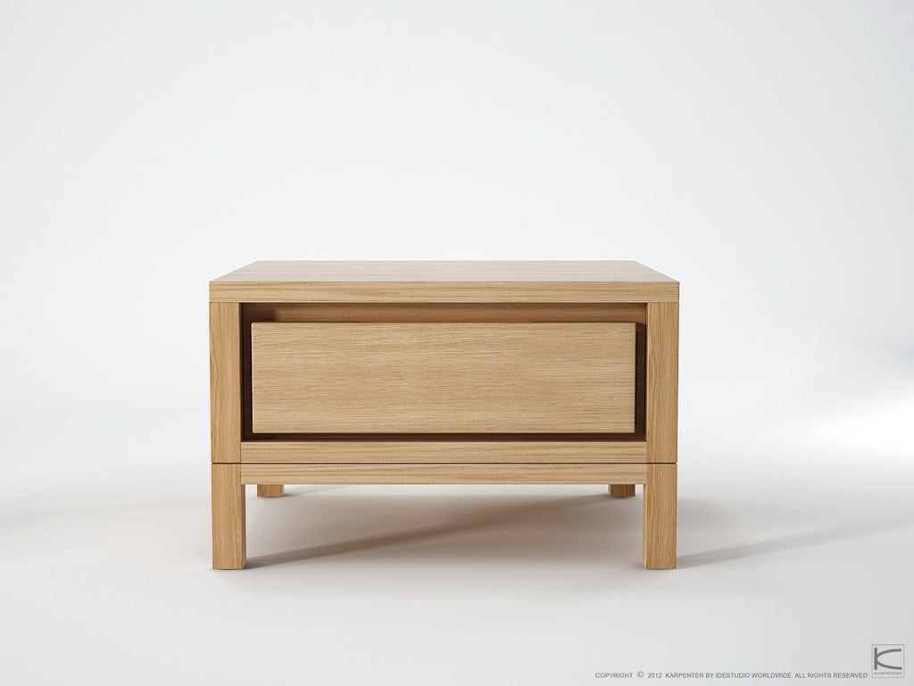 Solid Bedside Table - European Oak | SLH Designer Furniture