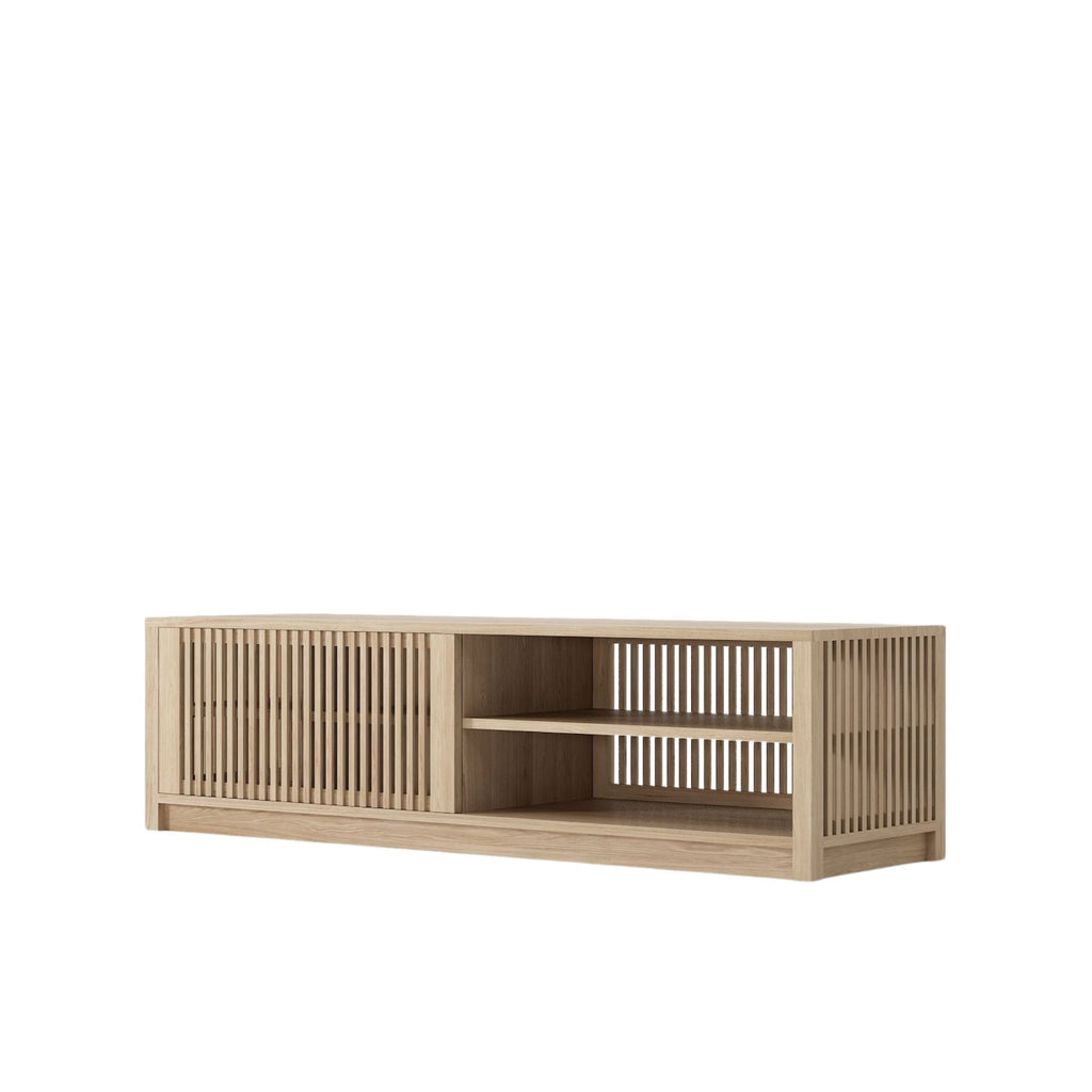 Buy Ray Open TV Unit - European Oak Online