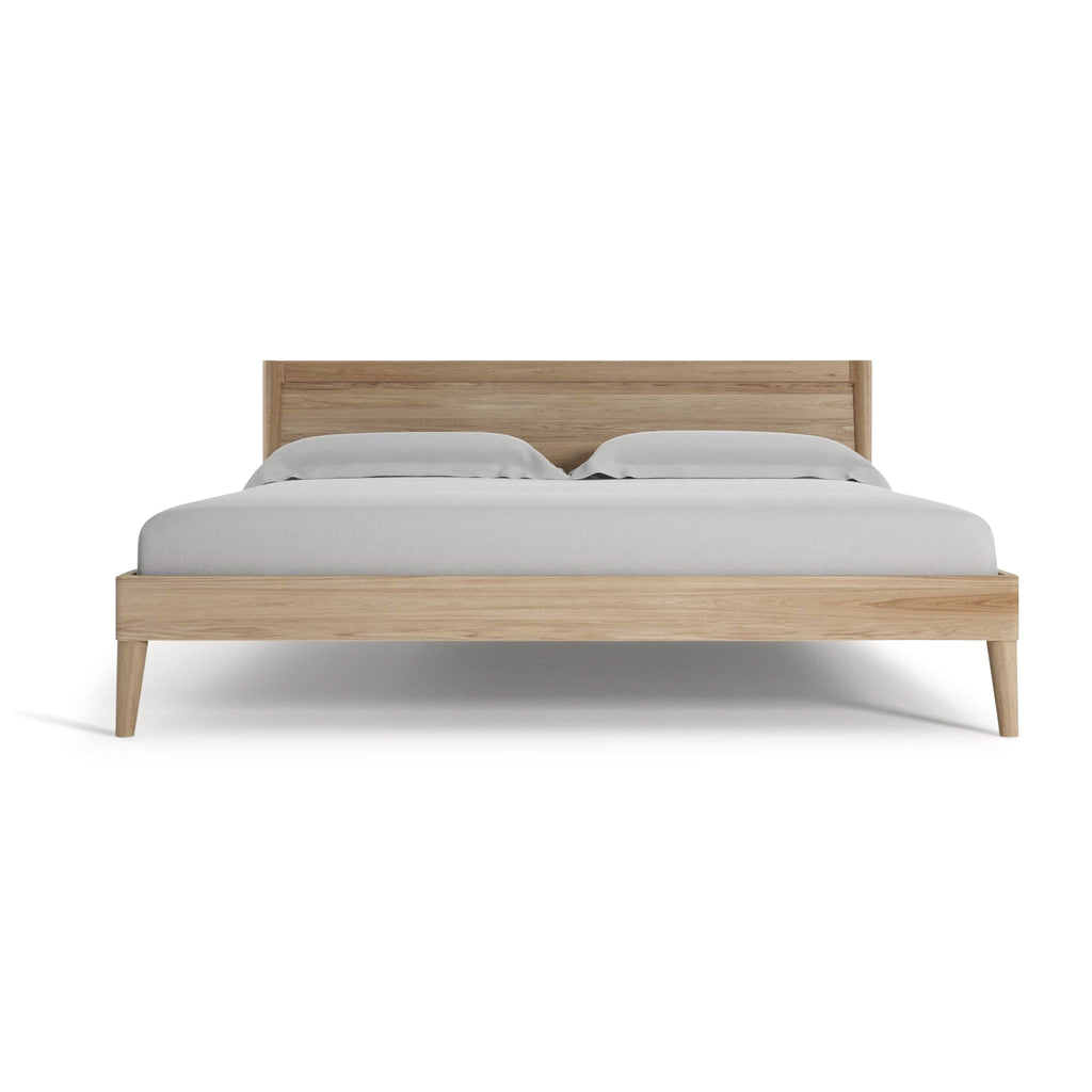 Vintage Queen Bed Frame - Sustainable European Oak Wood