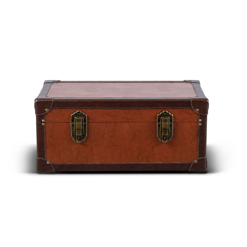 Retro Suitcase Storage Trunk - Brown