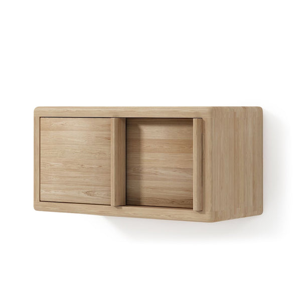 East Hanging Wall Unit European Oak | SLH Designer Furniture
