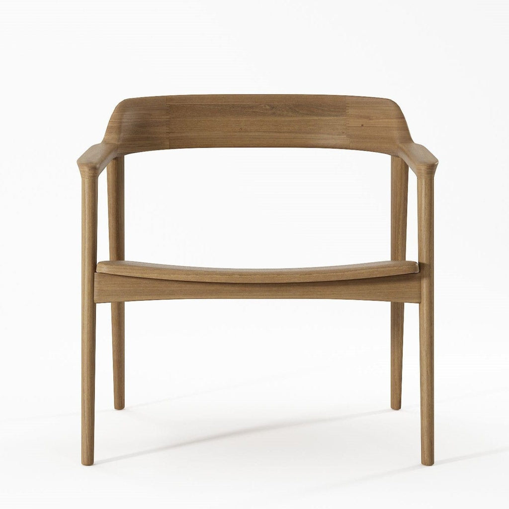 Grasshopper Low Outdoor Easy Chair - Teak Wood